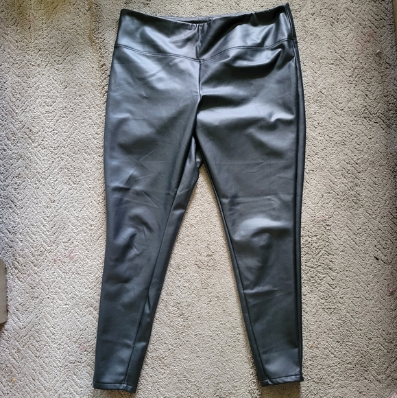 a new day | Pants & Jumpsuits | Pleather Tights | Poshmark